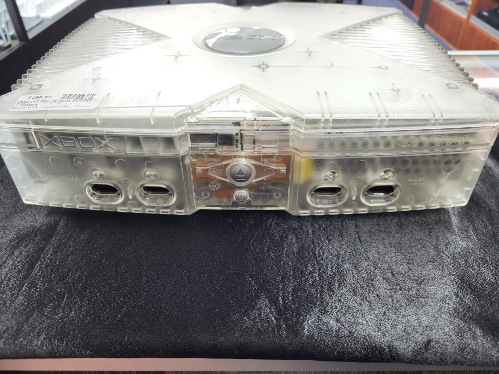 Xbox: Microsoft Model Orginal Xbox Crystal Edition, Modded Unit ...